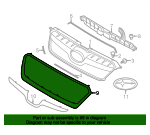 2016-2017 Subaru Crosstrek Grille Surround 91122FJ070 | Subaru Parts Store