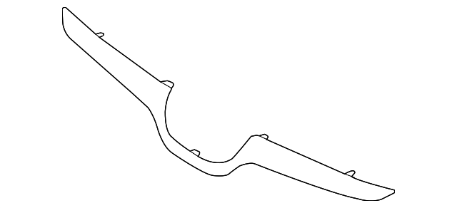 2013-2015 Subaru XV Crosstrek Molding 91123FJ040 | Subaru Parts Plus