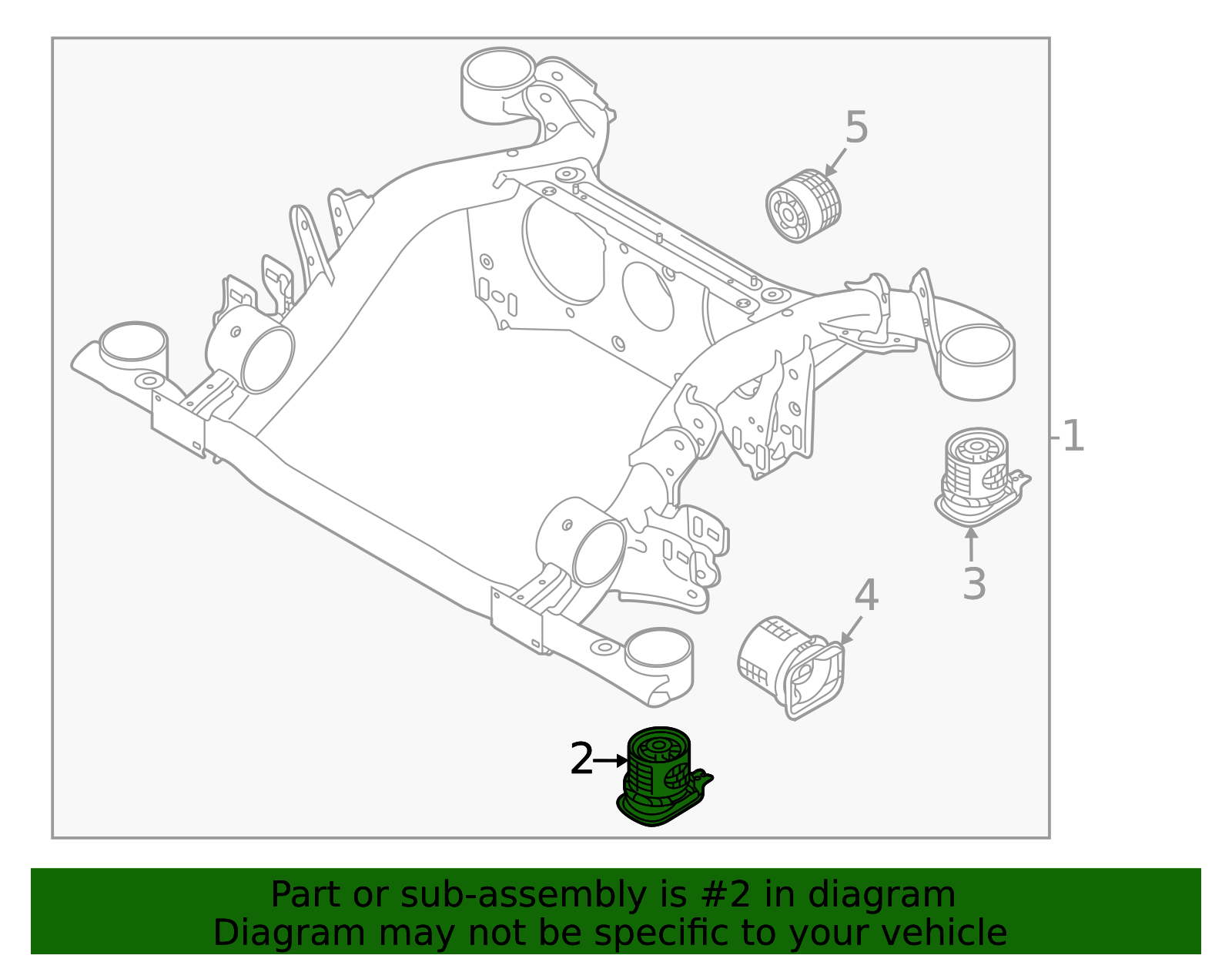 2021-2023 Volkswagen ID.4 2021-2023 Volkswagen ID.4 - Suspension Cross ...