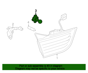 63117359243 - 2014-2017 BMW Tail Lamp Bulb (63-11-7-359-243) | BMW of ...