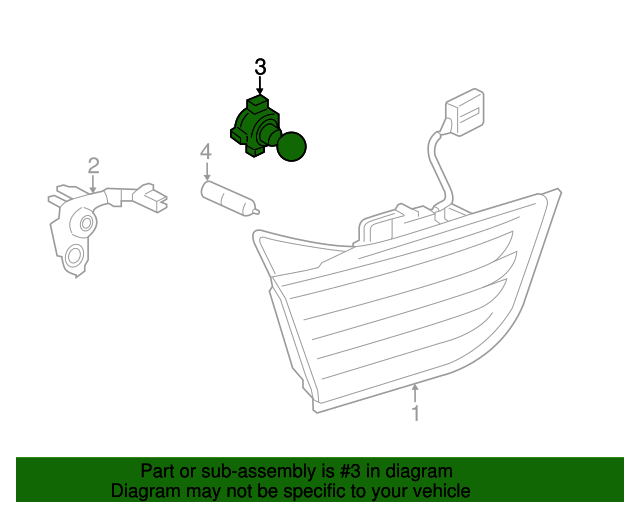 63117359243 - 2014-2017 BMW Tail Lamp Bulb (63-11-7-359-243) | BMW of ...