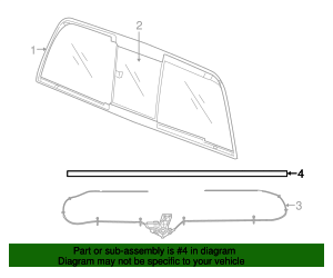 2019-2021 Ram 1500 Backlite Applique 68402768AA | Mopar Estores