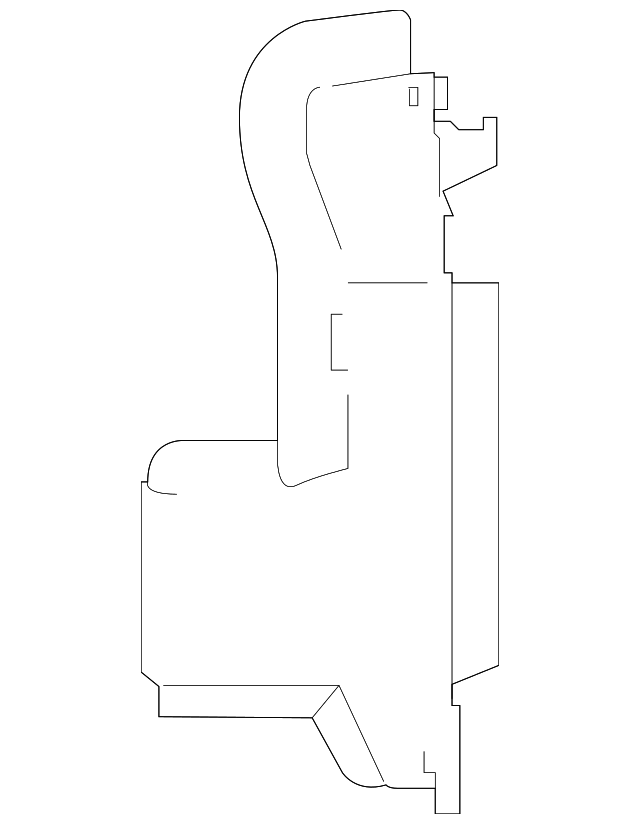 16595-0T110 - Side Baffle - 2020-2022 Toyota Corolla | OEM Genuine ...