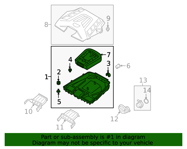 2019-2024 Porsche Cayenne Lower Housing PAB-133-835-B | Sunset Porsche ...