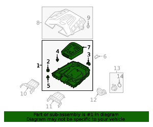 2019-2024 Porsche Cayenne Lower Housing PAB-133-835-B | Sunset Porsche ...
