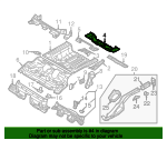 2015-2018 Audi Reinforced Plate 5Q0-813-617-A | Audi USA Parts