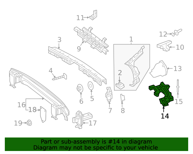 2020-2022 Mercedes-Benz Mount Bracket 253-885-24-06 | MB OEM Parts