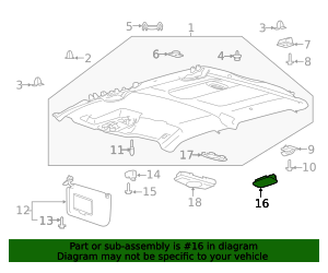 2015-2022 Ford Dome Lamp FL3Z-13776-AA | OEM Parts Online