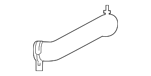 2010-2012 Mopar Upper Hose 55056955AA | TascaParts.com