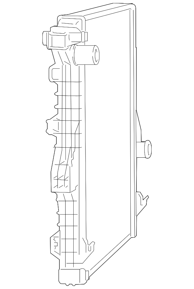 2010-2013 Mopar Radiator, Engine Cooling 55057089AB | TascaParts.com