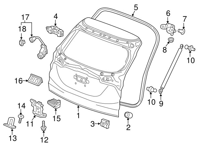 2015-2022 Honda Striker 74813-T5A-003 | OEM Parts Online