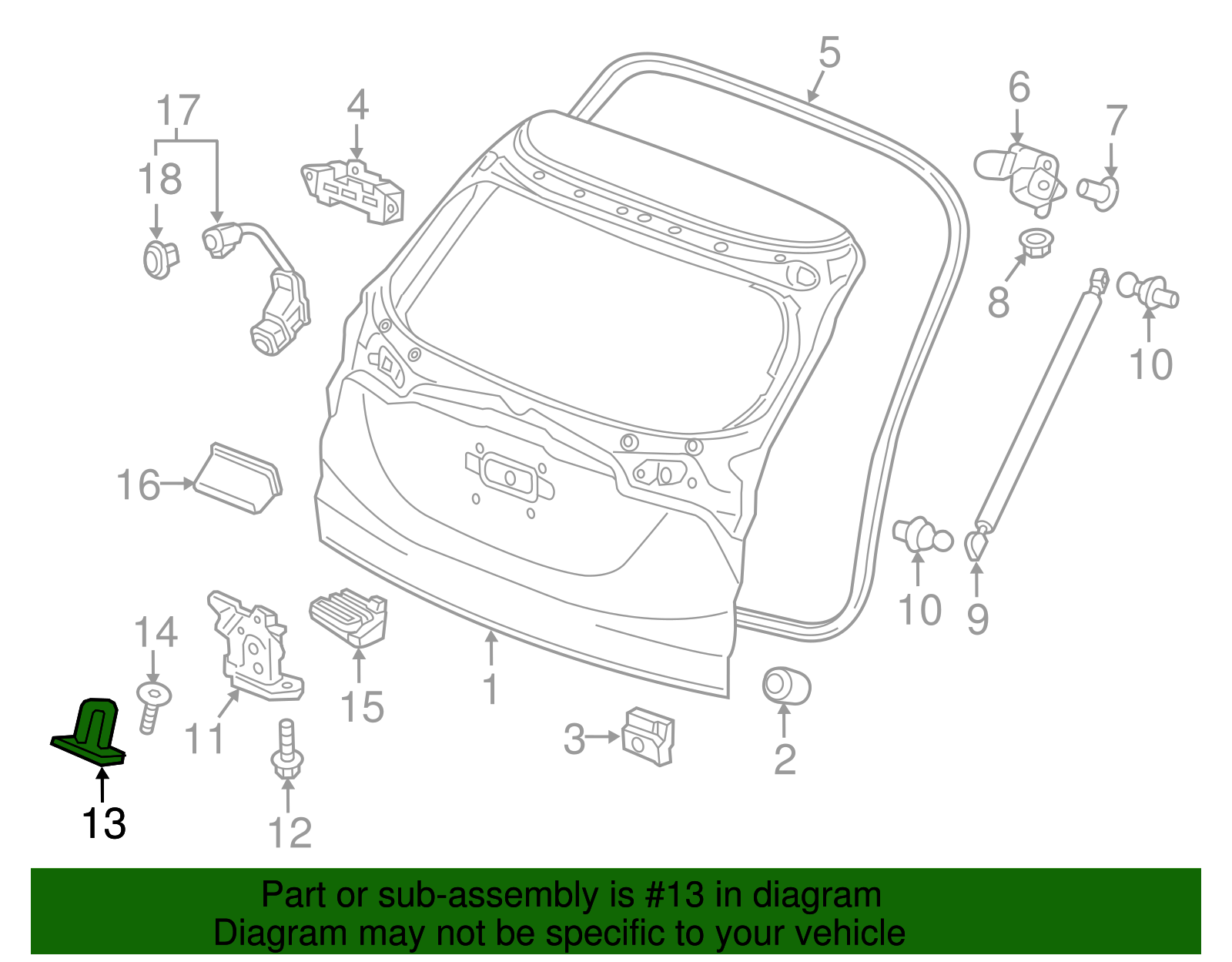 74813-T5A-003 - Striker 2015-2022 Honda | Honda Parts Online