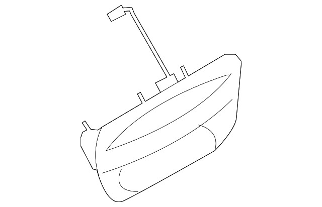 2007-2012 Nissan Versa Handle, Outside 90606-EL00A | Bill Kay Nissan Parts