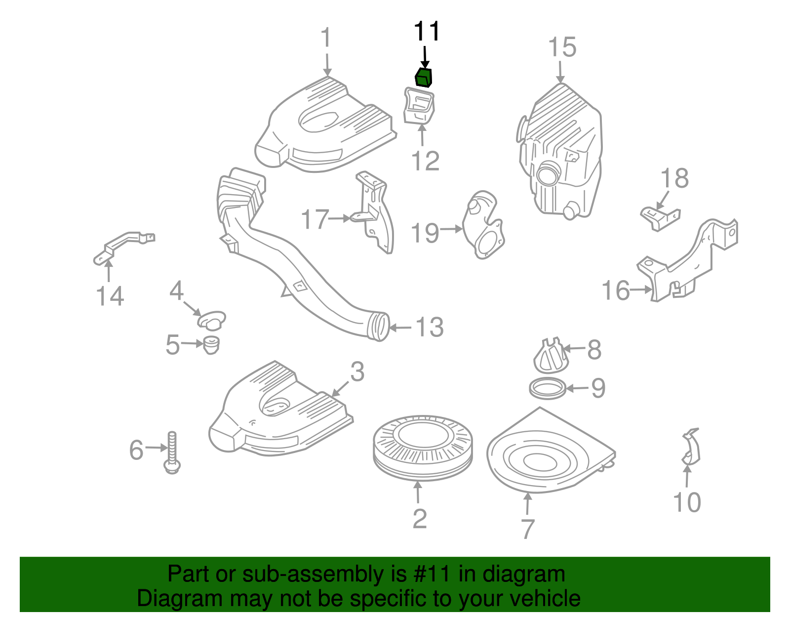 11810-75T00 - 1998-2004 Nissan - PCV Valve | Anicra Nissan Parts