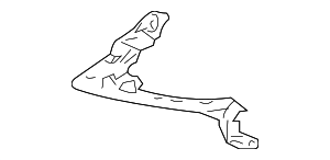 2006-2007 Subaru B9 Tribeca Bumper Bracket 57707XA05A9E | Subaru Parts ...