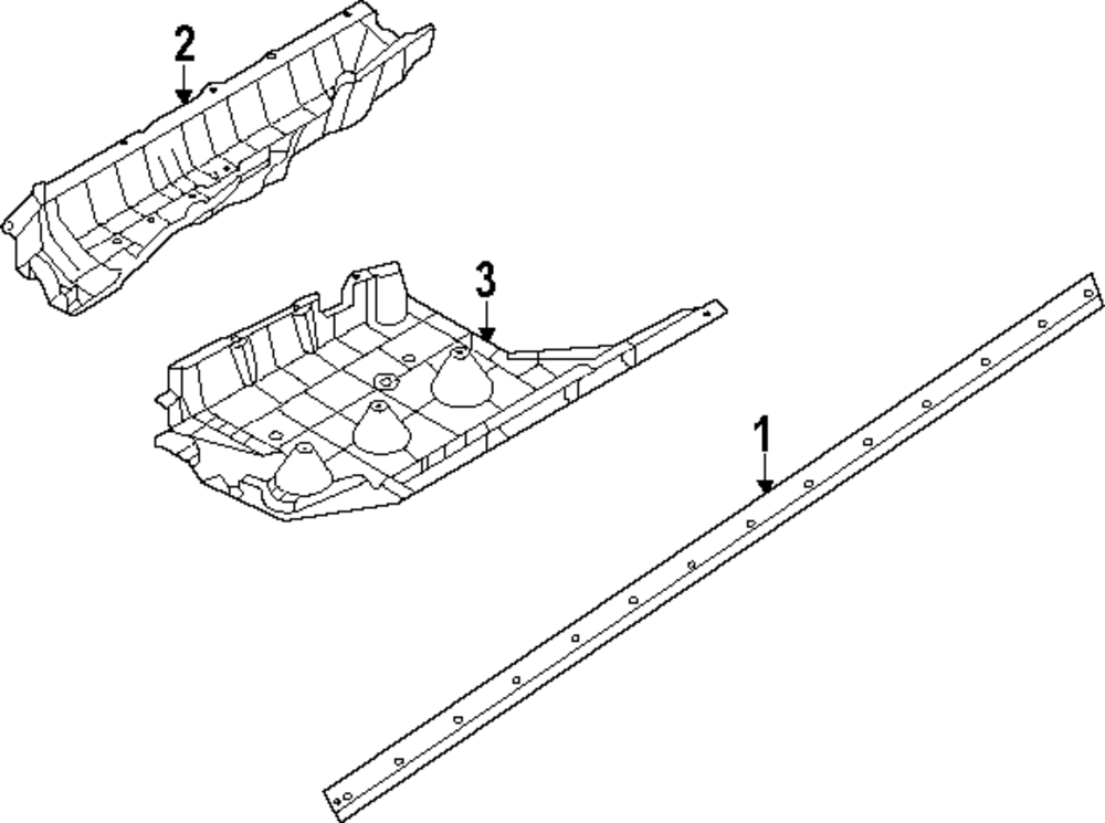 2022-2024 Nissan Pathfinder Under Cover 74814-6SA1A | Bill Kay Nissan Parts