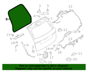 Genuine Weather-Strip On Body for 2021-2022 Land Rover Range Rover ...
