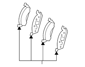 2016-2023 Mercedes-Benz Brake Pads 0004208103 | Retail Performance Auto ...