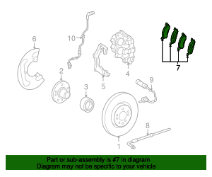 2016-2023 Mercedes-Benz Brake Pads 0004208103 | Retail Performance Auto ...