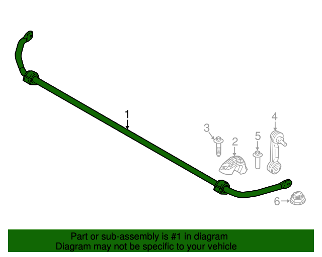 Genuine BMW 33-50-6-859-894 | Stabilizer Bar | FREE Shipping on Most ...