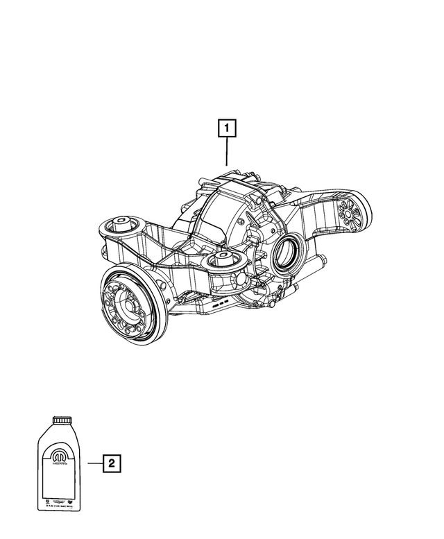 2015-2023 Mopar Rear Axle Differential 68427796AA | Mopar eStore