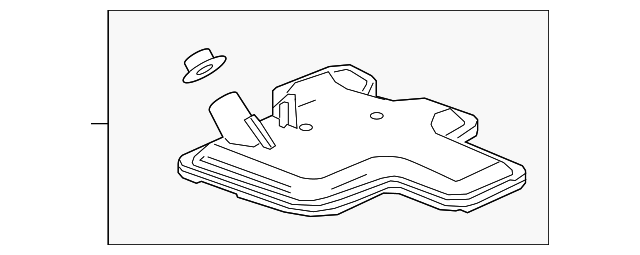 Automatic Transmission Fluid Filter with Cover and Seal 24297793 ...