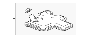 Automatic Transmission Fluid Filter with Cover and Seal 24297793 ...