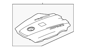 2016-2021 Mercedes-Benz Engine Cover 190-520-00-22 | MB OEM Parts