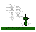 2016-2024 Chevrolet Malibu Front Passenger Side Suspension Strut ...