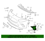 2019-2021 Mercedes-Benz Vent Panel 177-885-39-03 | MB Parts Center