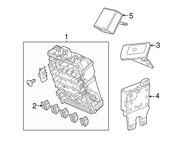 2014-2015 Honda Civic Power Steering Control Module 39980-TR3-A51 ...