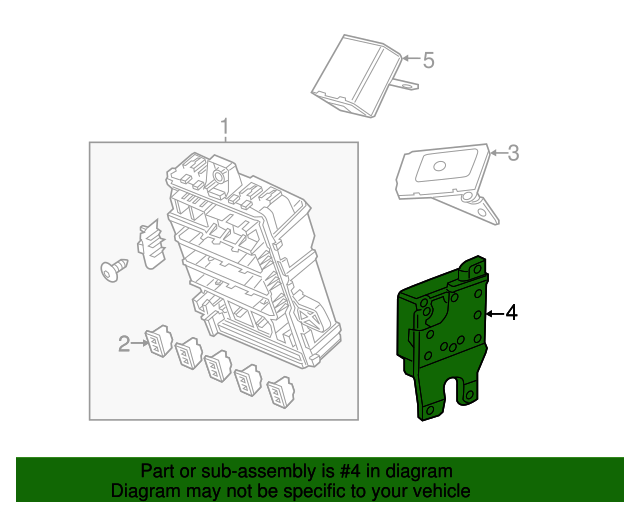 2014-2015 Honda Civic Power Steering Control Module 39980-TR3-A51 ...