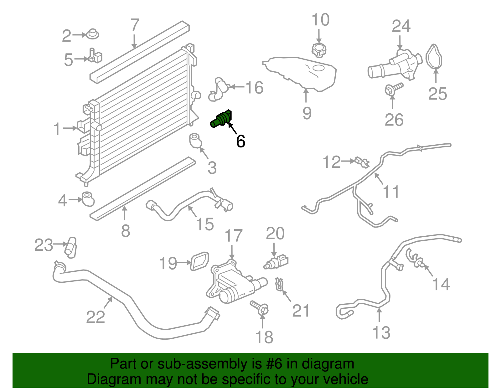 2016-2024 Ford | Drive Motor Inverter Cooler Drain Plug | GK2Z-8115-A ...