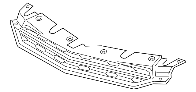 2016-2017 Chevrolet Equinox Exterior Trim, Chrome Grille Kit 23382107 ...