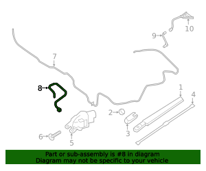 FT4Z-17603-A 2015-2023 Ford Edge Washer Nozzle | Fairway Ford Parts