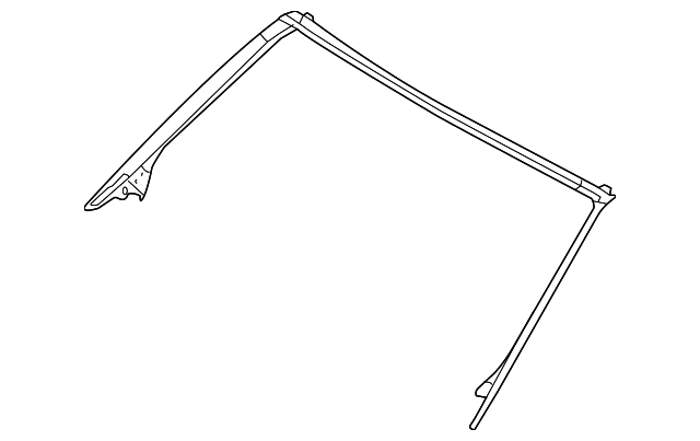 Genuine OEM Upper Weather-Strip Part# LR069258 Fits 2017-2019 Land ...