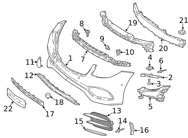 2017-2020 Mercedes-Benz Trim Molding 213-885-87-01 | Helms Bros ...
