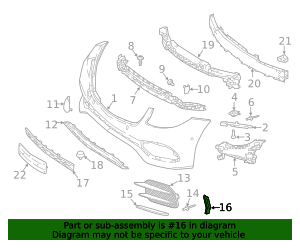 213-885-90-01 - Side Molding 2017-2020 Mercedes-Benz | Mercedes-Benz ...