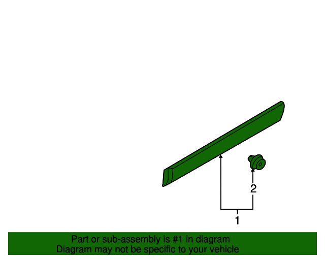 2016-2021 Volvo XC90 Side Molding 39836865 | OEM Parts Online