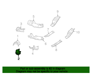 2010-2022 Subaru Exhaust Heat Shield 44651AC170 | Subaru Parts Store