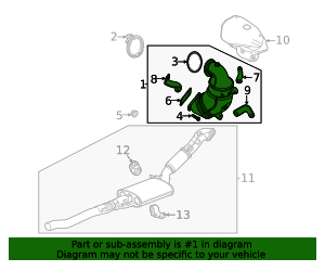 2020-2021 GM Warm Up Three-Way Catalytic Converter 12709243 ...