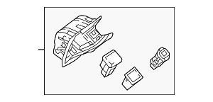 238-680-43-02-9051 - Ashtray Housing 2018-2020 Mercedes-Benz | Mercedes ...