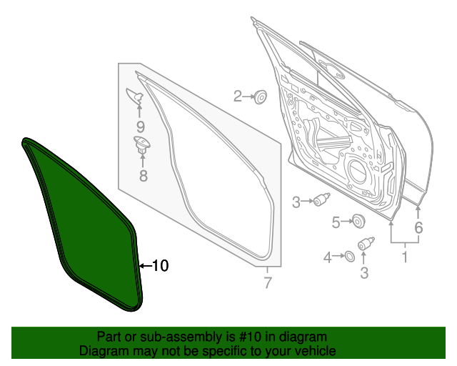 2016-2023 Mazda CX-9 Weather-Strip On Body TK48-68-911D | OEM Parts Online