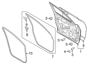 Bf67-51-261 - Grommet - 1990-2020 Mazda | Werner Mazda Parts