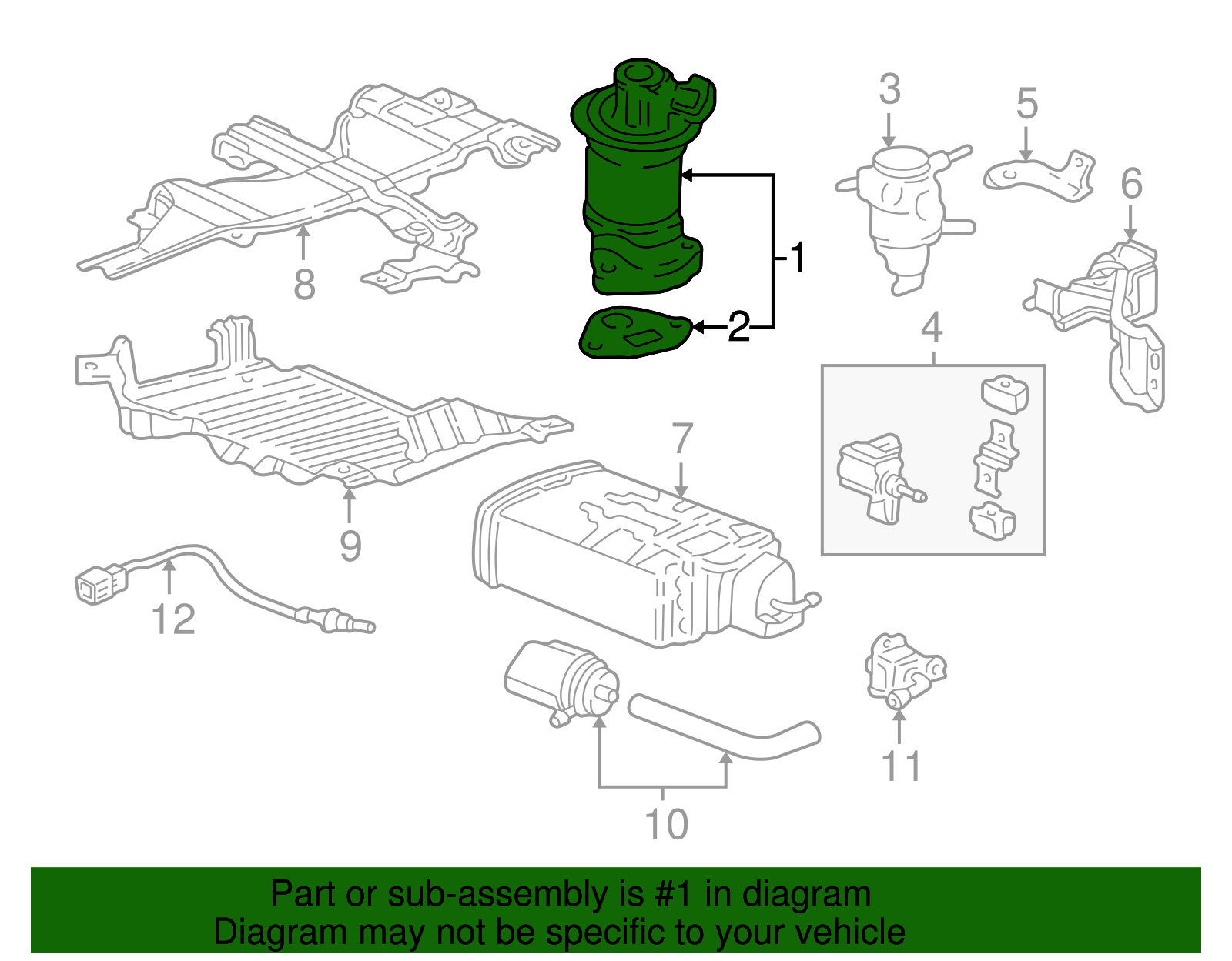 18011-PGK-A03 - Egr Valve 1999-2008 Honda | Honda Parts Online