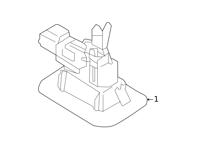2020-2022 Genesis Lamp Assembly License Plate Left-hand 92501-D2500 ...