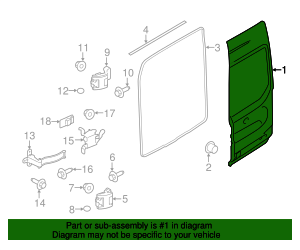 Ford Dealership 2015-2024 Ford Door Shell CK4Z-6140010-Z | Ford Parts ...