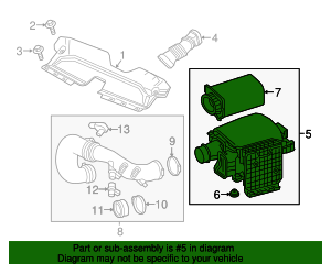 2016-2018 Infiniti Air Cleaner Assembly 16500-2V70A | INFINITI OF WEST ...