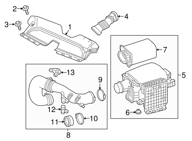 16554-4GD1A - Air Duct 2016-2019 Infiniti | INFINITI Parts ...