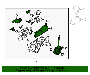2016-2020 Kia Optima Gear Shift Assembly 46700-D4200 | OEM Parts Online